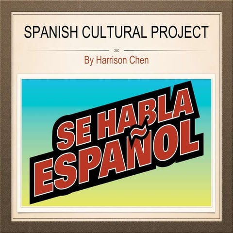 Spanish cultural project | PPTX | South America Travel | Travel Locations