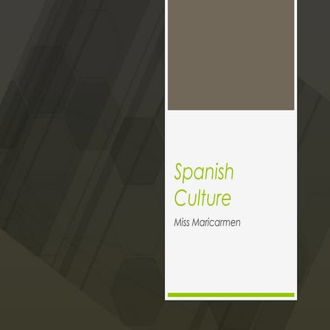 Spanish culture | PPT
