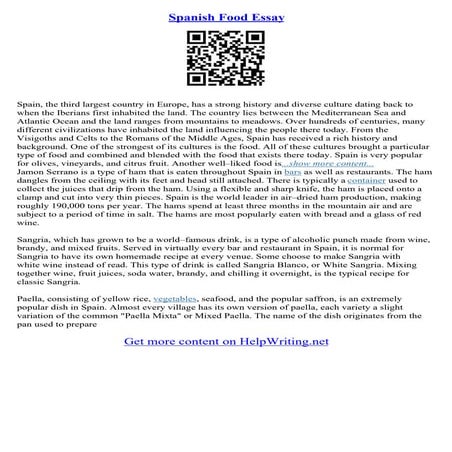 Spanish Essays About Family | PDF | Parenting Children Aged 4-11 ...