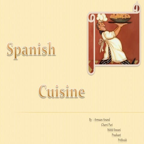 Spanish food | PPTX