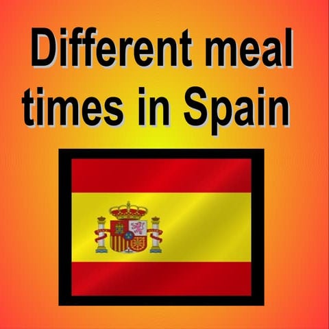 Spanish food (paula) | ODP