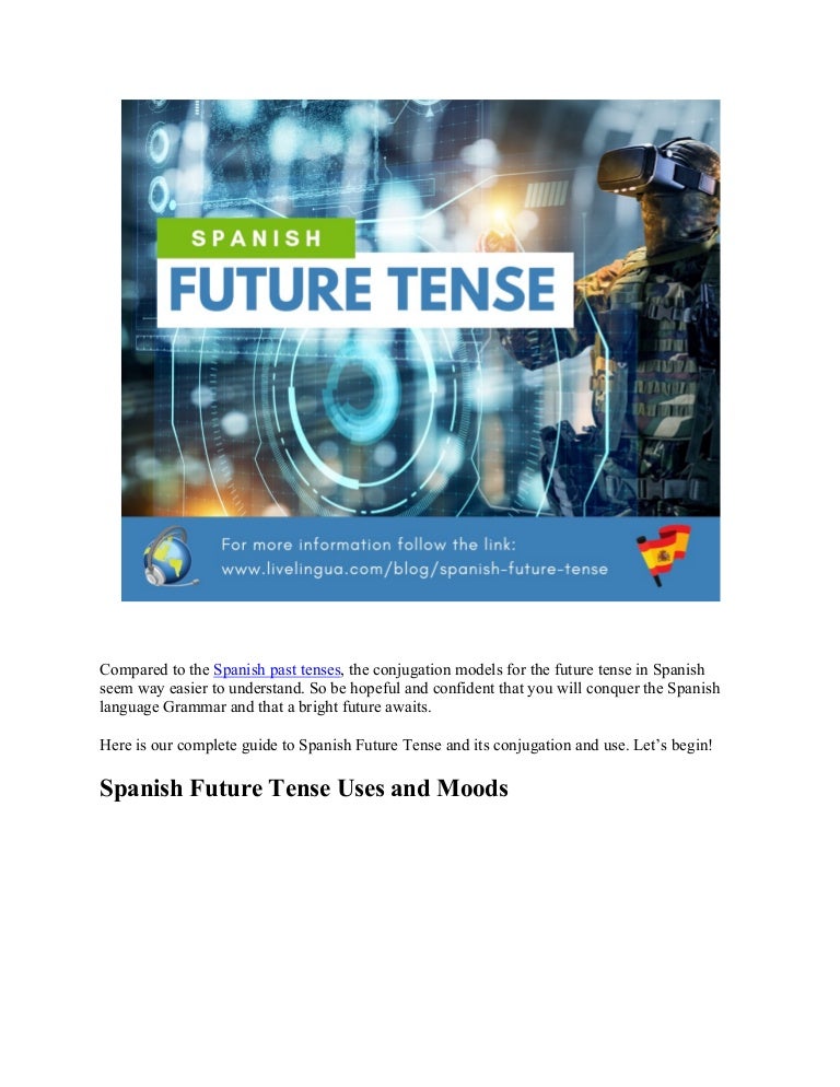 Spanish Future Tense