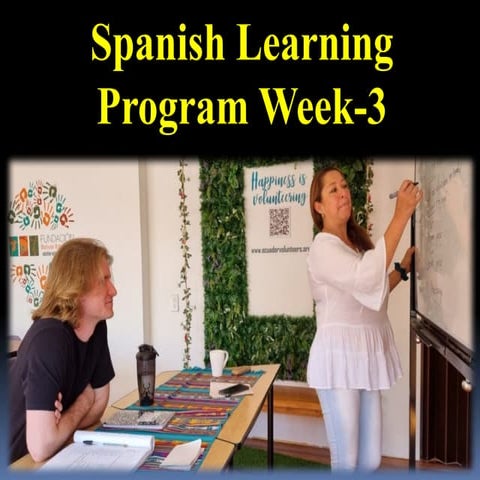 Spanish Learning Program Week-3 - Bolivar Education Spanish Schoolpptx ...