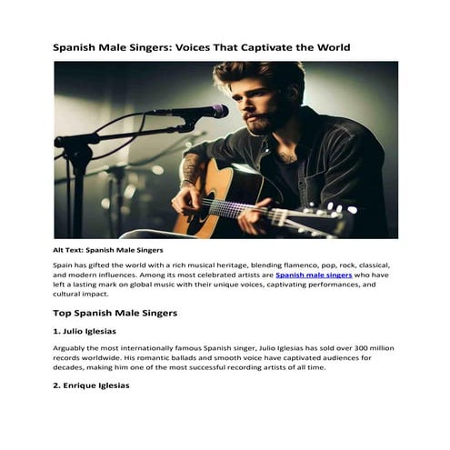 Explore Spanish Male Singers of All Time.pdf