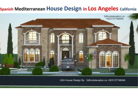 Top Two Level Storey House with Spanish Classic Style | PDF | Style ...