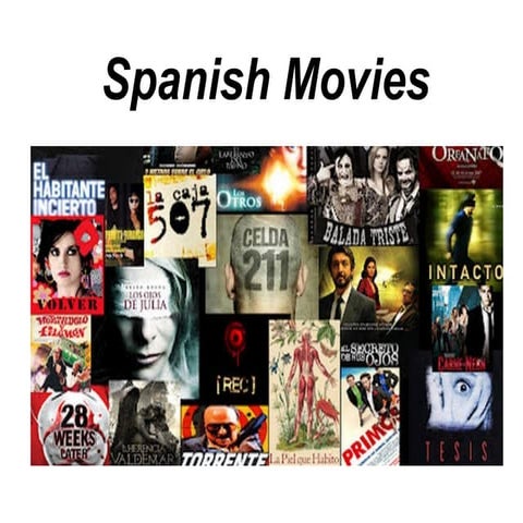 Spanish movies | PPT