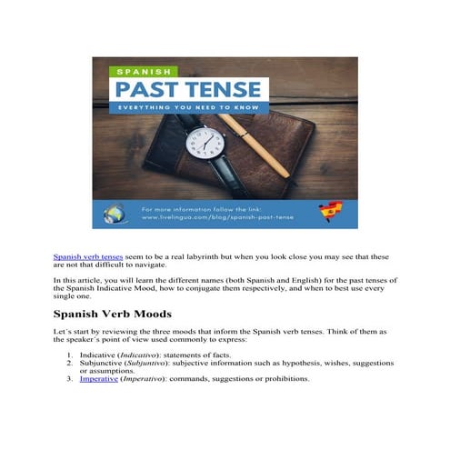 Spanish Past Tense | PDF