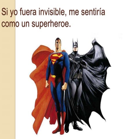 Si yo fuera invisible | PPTX