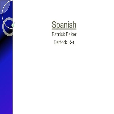 Spanish subject pronouns | PPTX