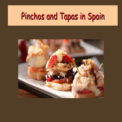 Spanish tapas | PPT