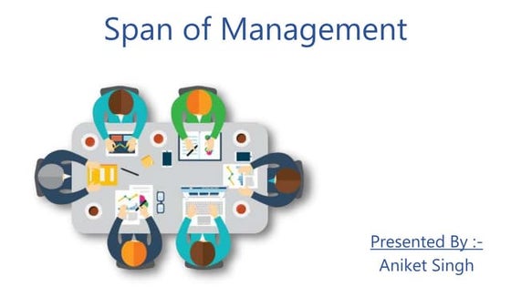 SPAN OF MANAGEMENT | PPT