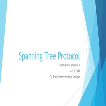 Spanning tree protocol | PPTX