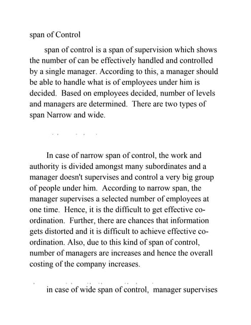 Span of control | PPT
