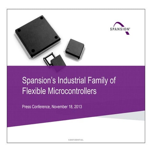 Spansion FM Family of Flexible Microcontrollers | PDF