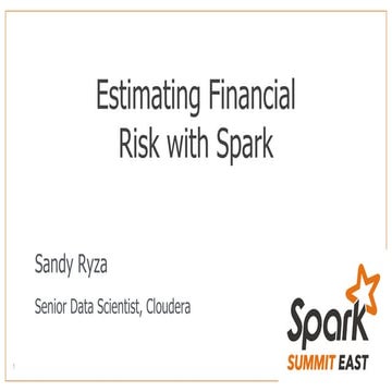 Estimating Value at Risk with Spark | PDF