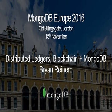 Live Demo Introducing The Spark Connector For Mongodb Ppt