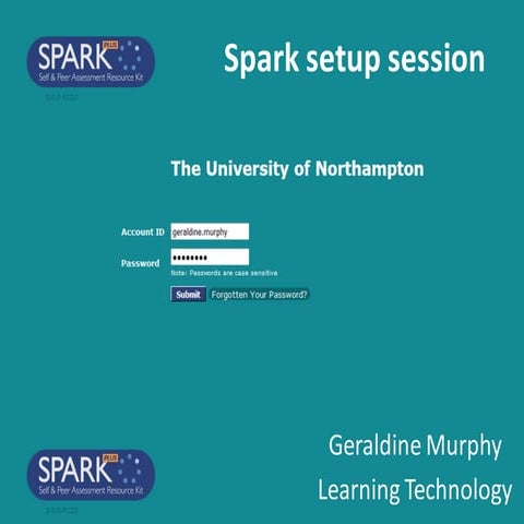 Spark setup session | PDF