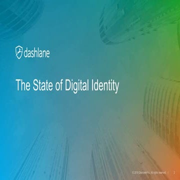 The State of Digital Identity | PPTX