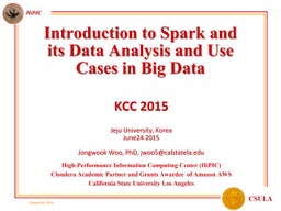 Data Science with Spark - Training at SparkSummit (East) | PPT