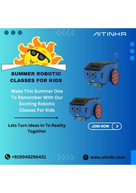 Robotics for kids| Robotics classes for children | PDF