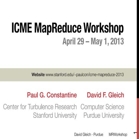 Sparse matrix computations in MapReduce | PDF