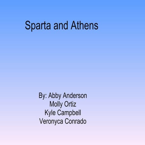 Athens vs Sparta - Debate Notes | DOCX