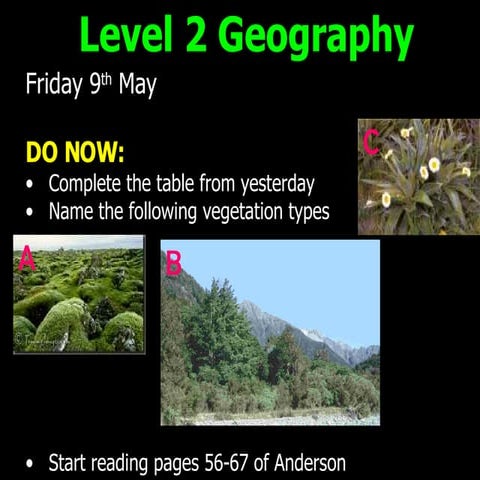 Spatial Variation - Vegetation III | PPT