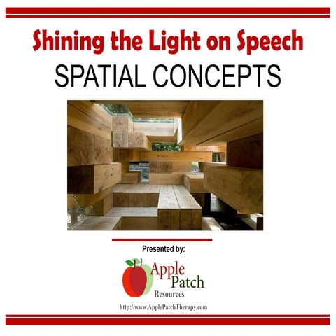 Speech & Language Therapy - Spatial Concepts | PDF
