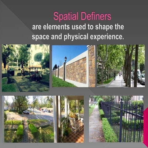 Spatial definers, power point | PPT