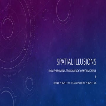 Spatial illusions | PDF