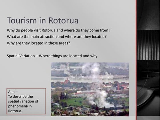 Spatial Patterns Created By Tourism Development In Rotorua Pdf