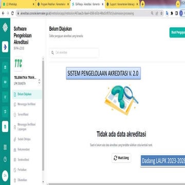 Aplikasi SPA V2 Akreditasi Lembaga Pelatihan Kerja | PPTX