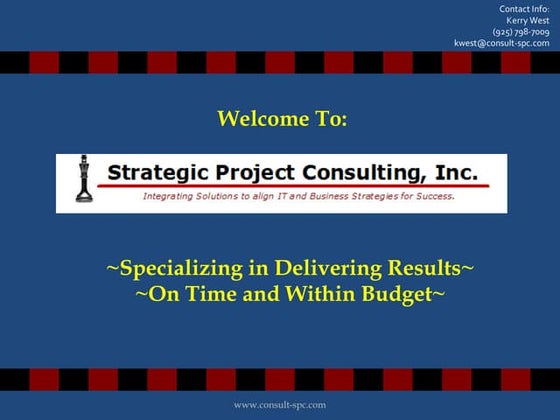 Anderson Consulting - EXECUTIVE STRATEGIC INITIATIVE SCORECARD | PDF