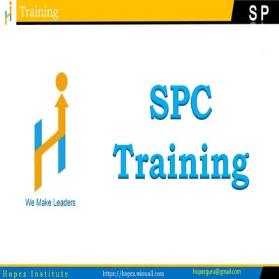 SPC Presentation Master | PPTX | Business | Business and Finance