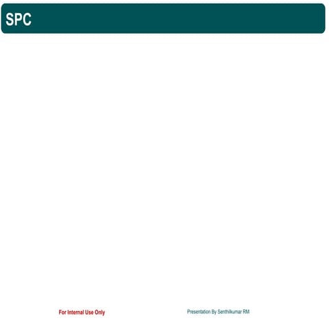 SPC - Statistical process control | PPT