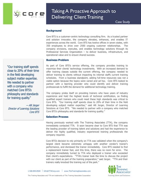 Coaching Case study - Xerox | PDF