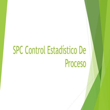 Spc control estadístico de proceso | PPTX