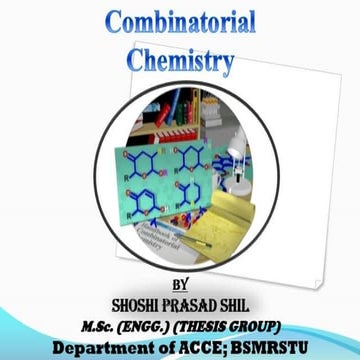 Combinatorial Chemistry | PPTX