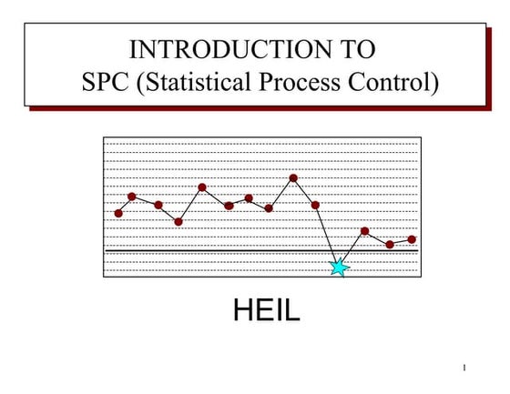 Statistical process control (spc) | PPT