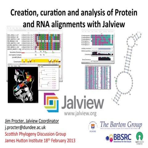 Creation, curation and analysis of RNA and Protein alignments with ...