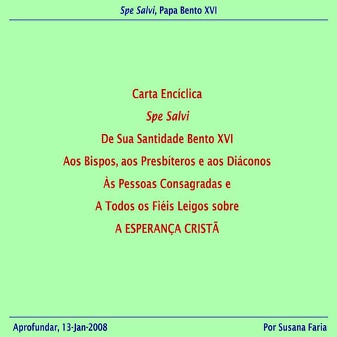 Spe Salvi | PDF