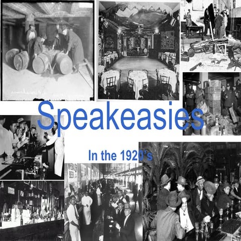 Speakeasies | PPT