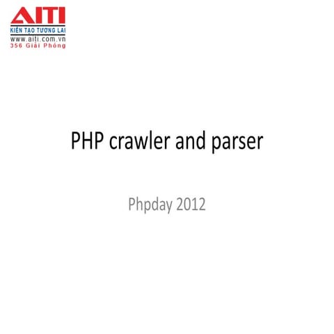 Web Crawlers | PPTX