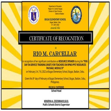 speaker cert maam jen.pptx CERTIFICATE OF SPEAKERSHIP | PPTX