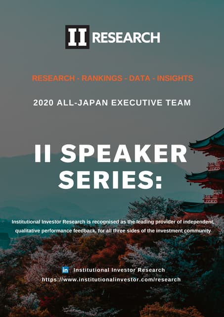 2020 All Japan Executive Results-Institutional Investor | PDF
