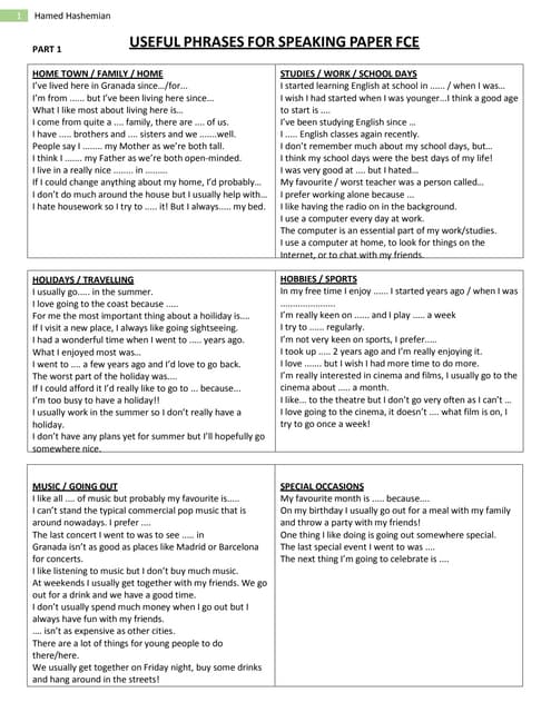 Hobbies and Interest | PPTX | Hobbies & Interests