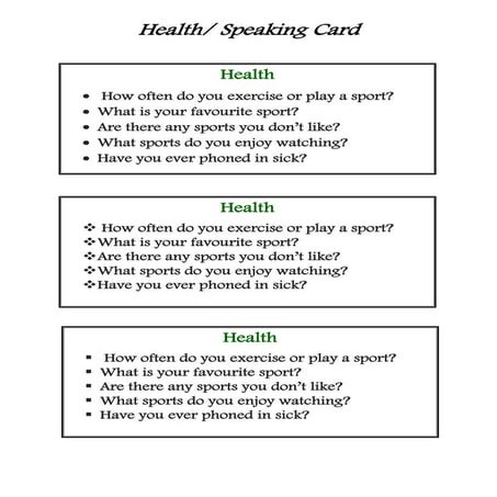 Speaking card-106e | PDF
