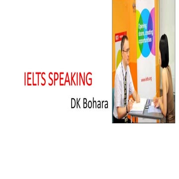 Mastering IELTS Speaking Part 1: Stop Short & Memorized Answers | PPTX
