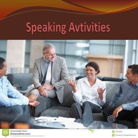 Speaking avtivities new | PPTX