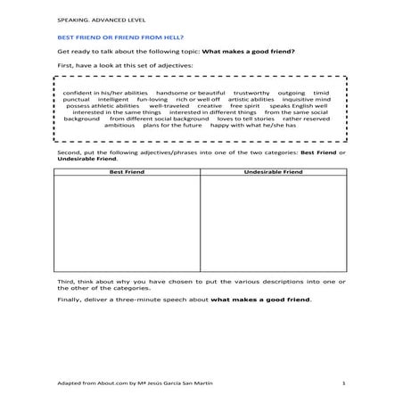 Best friend or friend from hell? | PDF